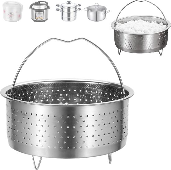 Stoominzet voor Pan - Zeefinzet voor Pannen, Snelkookpan - Voor het ...