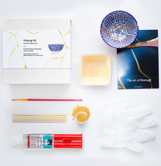 Mora Approved - Kintsugi Repair Kit met Japans Porselein - Geometric | bol