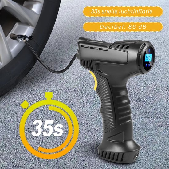 QProductz Draagbare Compressor - Draagbare Luchtpomp - Elektrische ...
