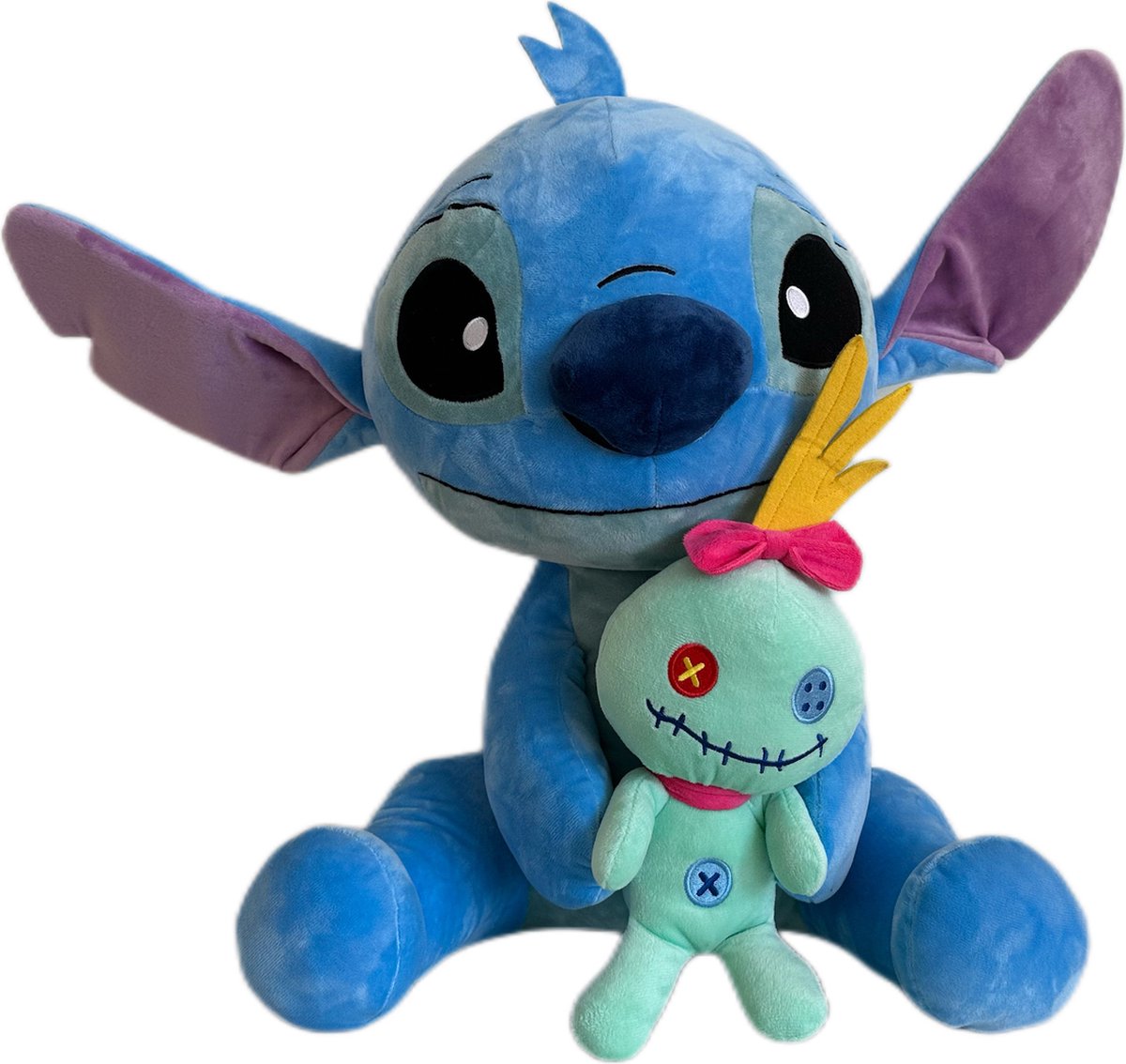 Disney - Lilo & Stitch - Stitch met Scrump - 50cm - Knuffel - Pluche | bol