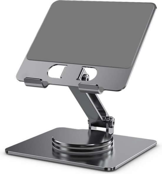 Opvouwbare Aluminium Tablethouder - 360 Graden Draaibaar & Verstelbaar ...