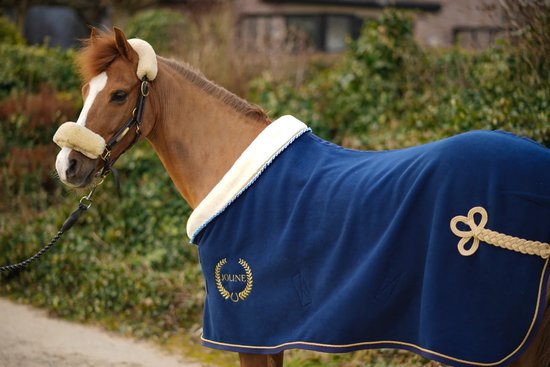 Joline Showdeken Blauw Medium Pony 155/110 | bol