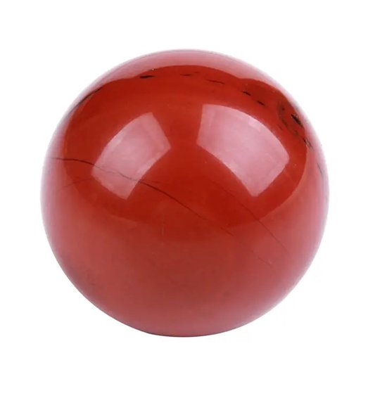 Rode Jaspis 2CM - Bollen natuurlijke edelsteen - kralen kristal bol | bol