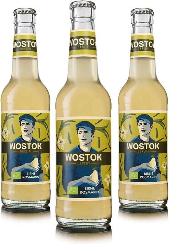 Wostok | Peer Rozemarijn | Bio | Fles | 12 stuks | 33cl | bol