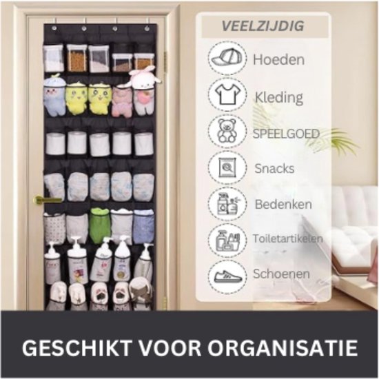 Schoenenrek hangend aan muur of deur - grijs - multifunctioneel ...