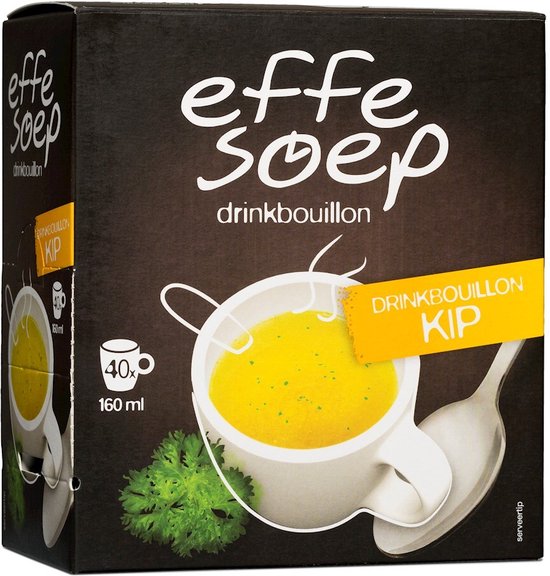 Effe | Drinkbouillion | Kip | Stick | 40 stuks | 160ml | bol