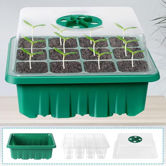 6 stuks kweekkas, kweekbox, mini-broeikas, kweekset, kamerbroeikas voor ...