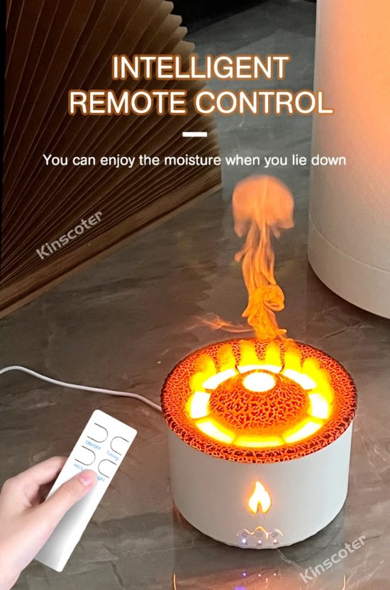 Vulcano Diffuser - Vulkaan Aroma Diffuser - Luchtbevochtiger - Vulkaan ...