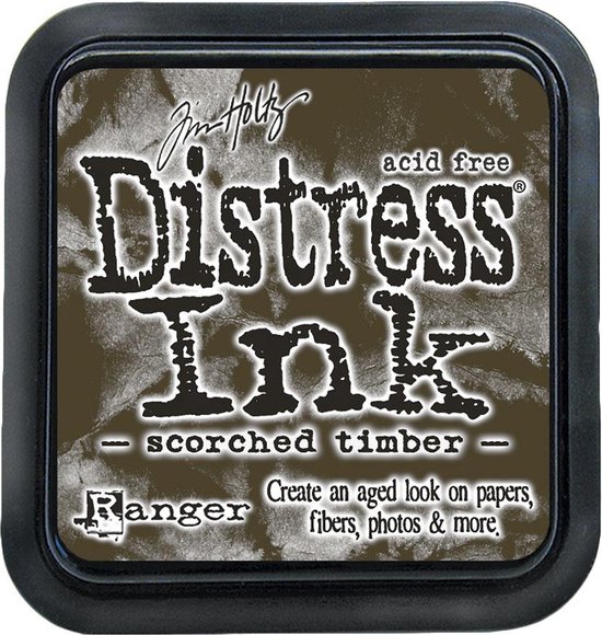 Ranger Distress Ink Pad - Scorched TImber TIM83443 Tim Holtz | bol