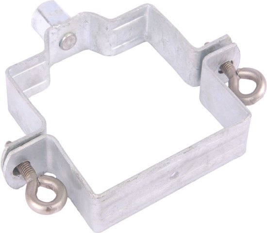 HWA Zink Vierkant Beugel Combimoer M8/M10 | 80 x 80 mm | bol