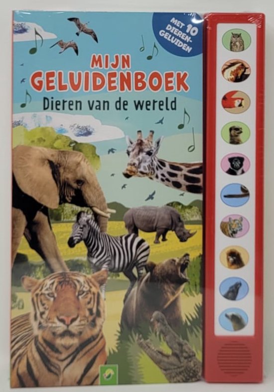 MIJN GELUIDENBOEK - DIEREN VAN DE WERELD - DIERENGELUIDEN BOEK VOOR KINDEREN - 10... | bol