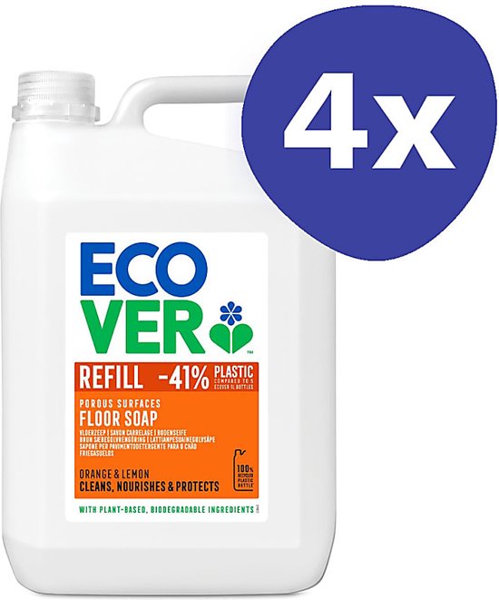Ecover Vloerzeep (4x 5L) | bol
