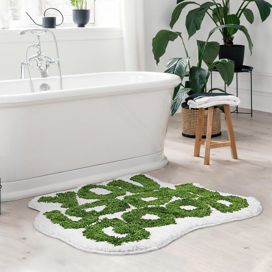 Je ziet er goed uit Badmat 54x64cm Microvezel absorberende badmat Groen ...