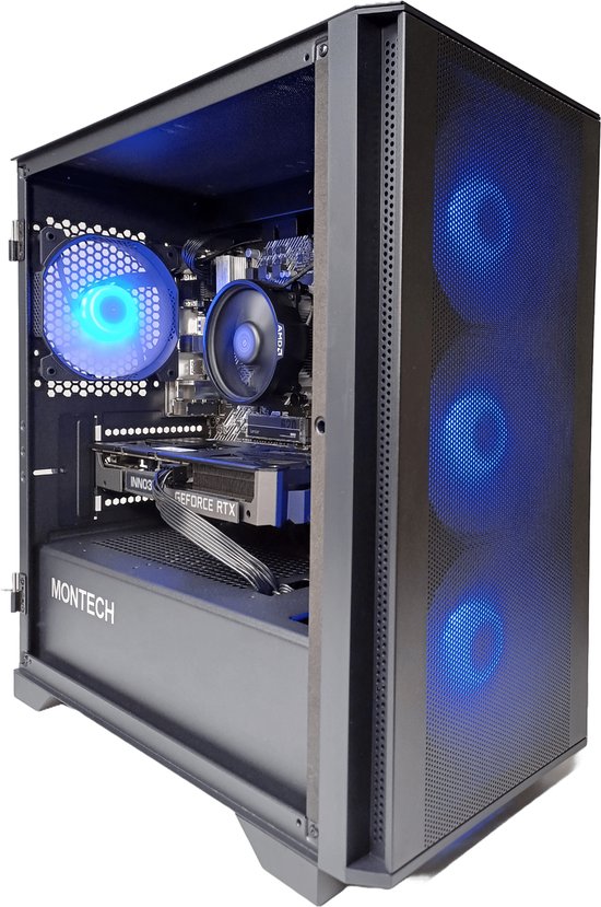 Gaming PC - Shadow - AMD Ryzen 5 5500 - Nvidia RTX 4060 - 16GB RAM ...