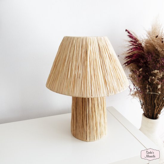 Marokkaanse raffia lamp | bol