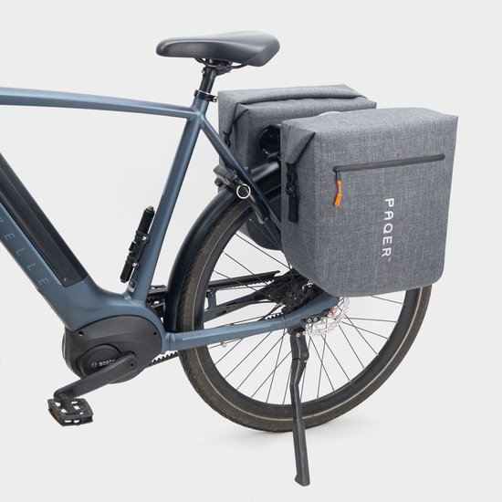 Fietstassen Dubbel Rolltop Fietstas 100% Waterdicht - geschikt voor ...