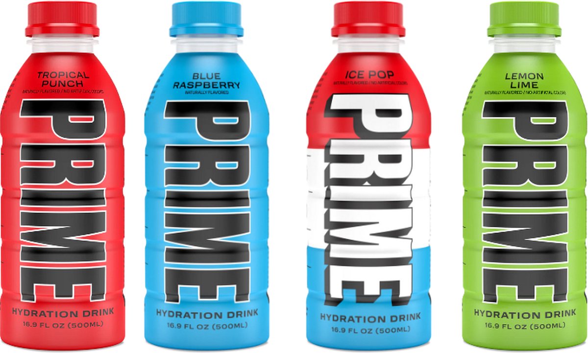 Prime Drink - Hydration - Proefpakket - Ice Pop - Tropical Punch ...