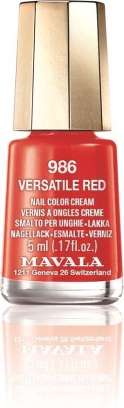 Mavala - Versatile Red 986 - Mini Nagellak | bol
