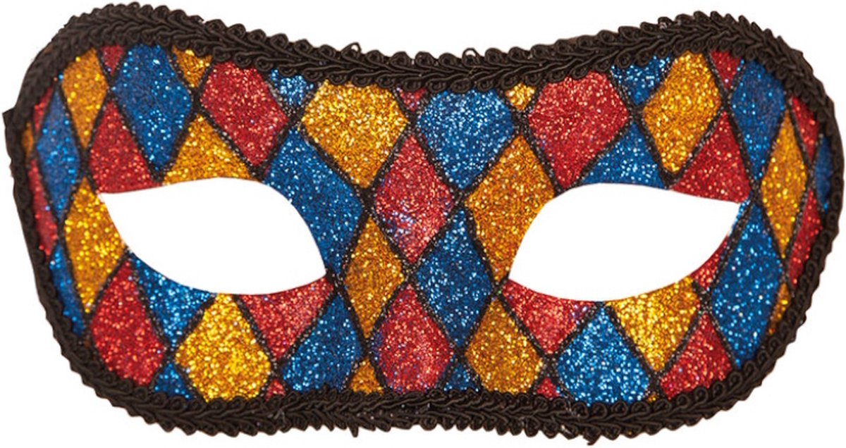 Venetiaans masker Harlekijn - voor mannen en vrouwen | bol