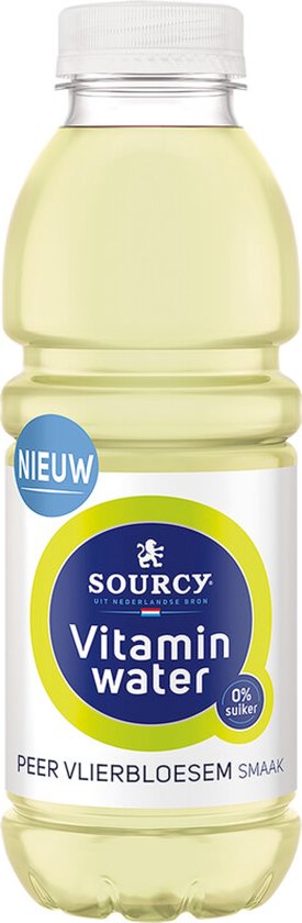 Sourcy - Vitaminwater - Peer & Vlierbloesem - 6 x 0,5 liter | bol