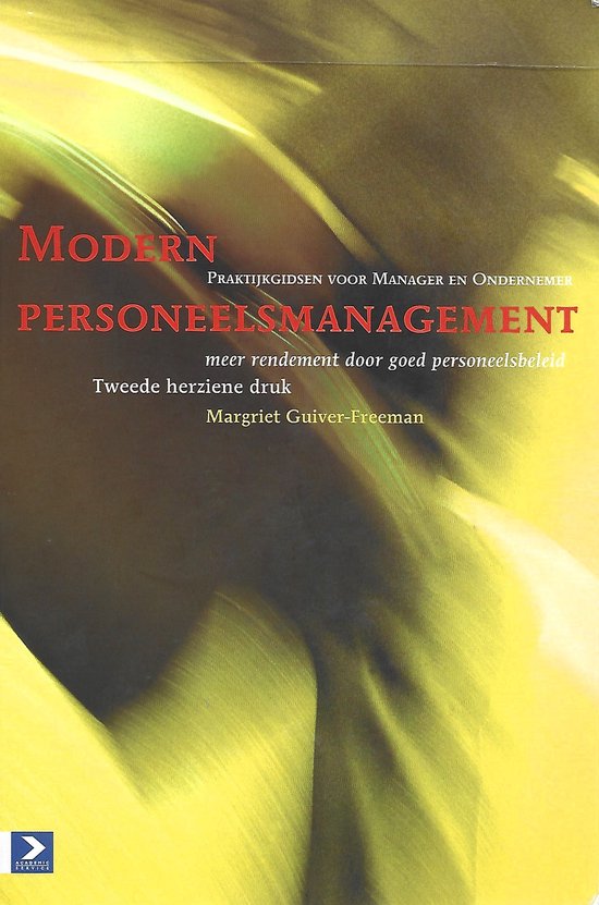 Modern Personeelsmanagement, Margriet Guiver-Freeman | 9789052613765 ...