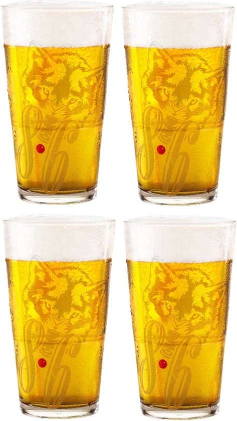 8.6 Bierglas 25cl - Set van 4 Stuks - Stijlvolle Tulpglazen 4-Pack - Ideaal voor... | bol
