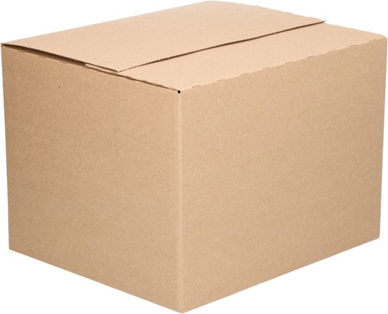 20x Verzenddoos 280 x 240 x 200 mm met plak- en tearstrip - E- golf (± ...