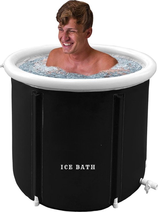 Ijsbad - Zitbad - Ice Bath - 370 Liter - Dompelbad - Zwart | bol