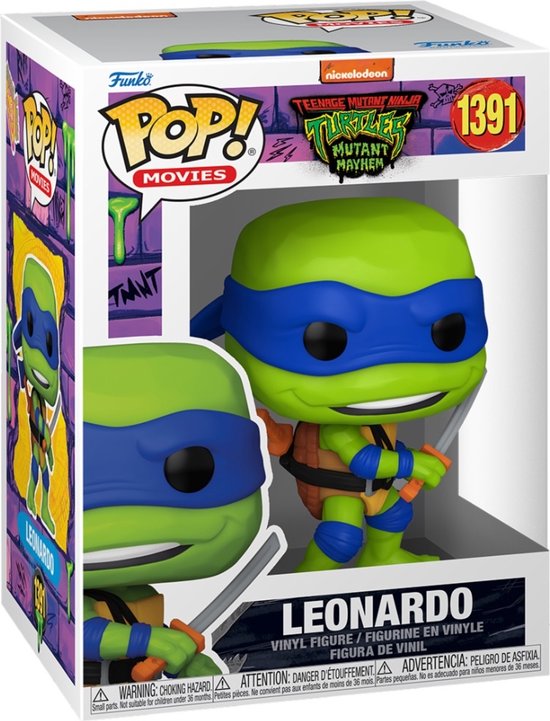 Pop Movies: TMNT Leonardo - Funko Pop #1391 | bol