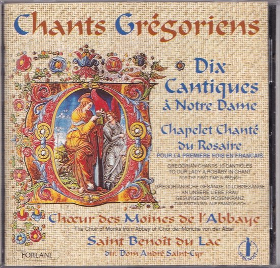 Chants Grégoriens - Choeur des Moines de l'Abbaye, Saint Benoit du Lac ...