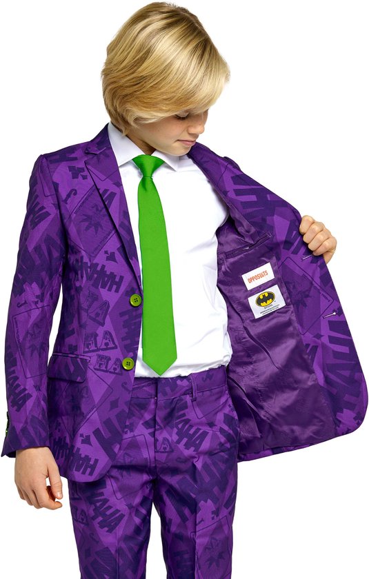 OppoSuits Tiener The Joker™ - Jongens Pak - Joker Kostuum Halloween En ...