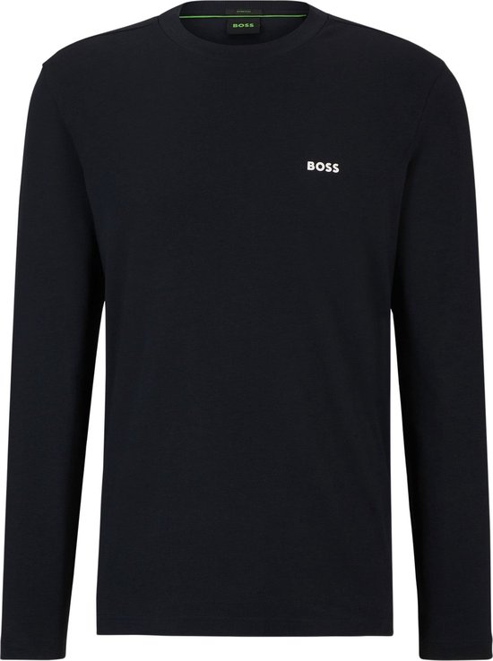 BOSS Green T-shirt lange mouw Blauw Tee Long 10256064 01 50506365/402 | bol