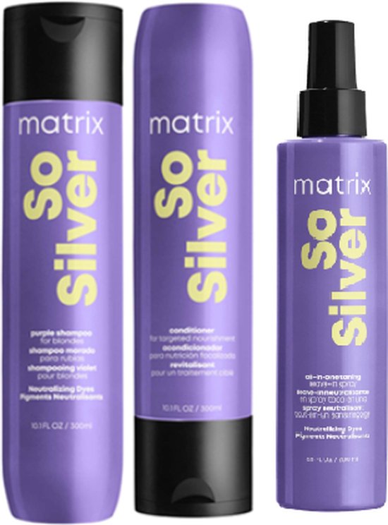 Matrix Total Results So Silver Luxe set - voordeelverpakking - shampoo ...