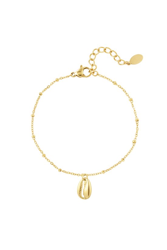 YEHWANG - Armband met schelpje - Goud - Stainless Steel | bol