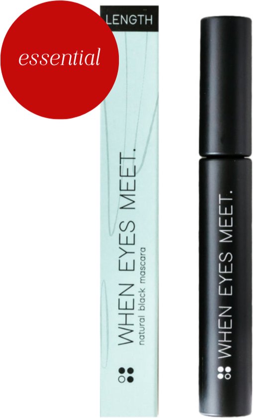RainPharma - When Eyes Meet - Natural Black Mascara - Make-up - Length ...