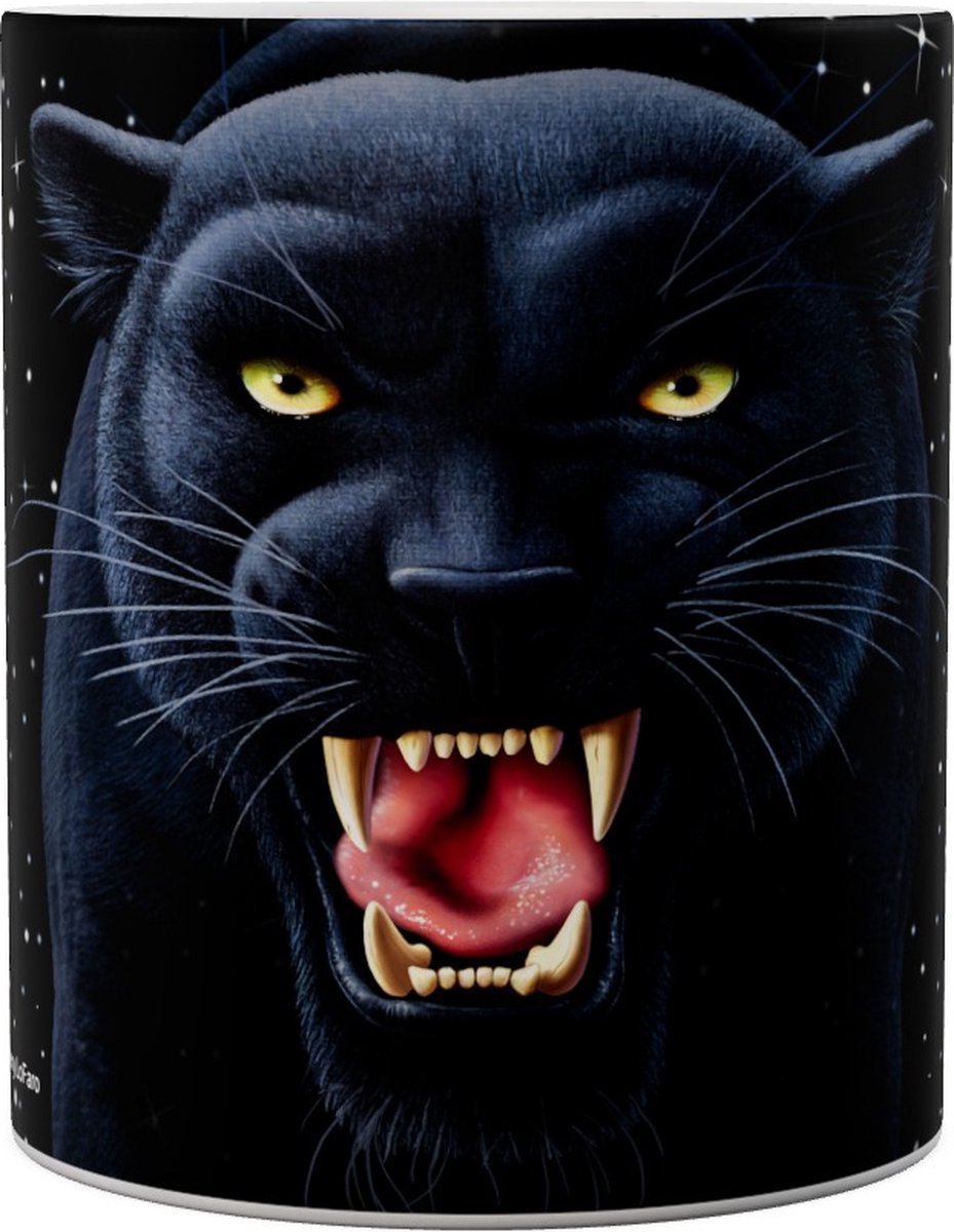 Zwarte Panter Night Stalker - Blank Panther - Mok 440 ml | bol