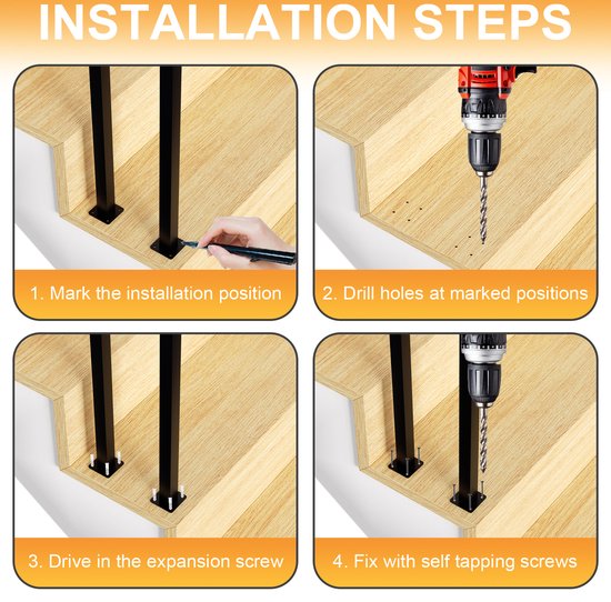 Trapleuning,Voor Buitentreden Of Indoor U-vormige Trapleuning,Loft Tuin ...