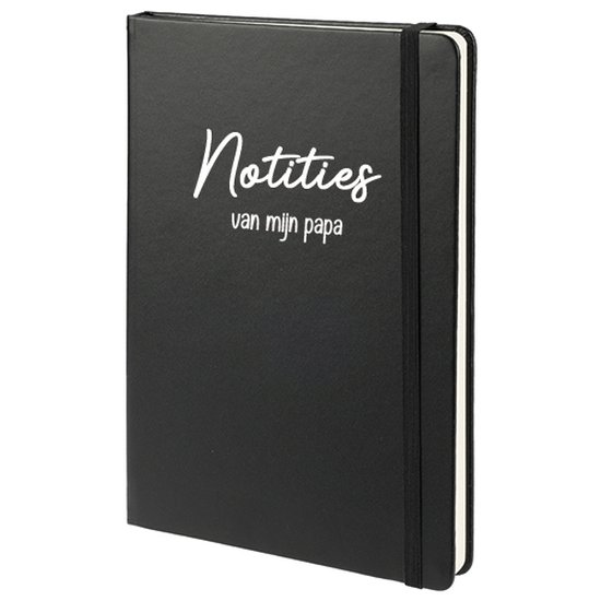 Notitieboek met quote 'Notities Van Mijn Papa', lederlook kaft, B5 formaat,... | bol
