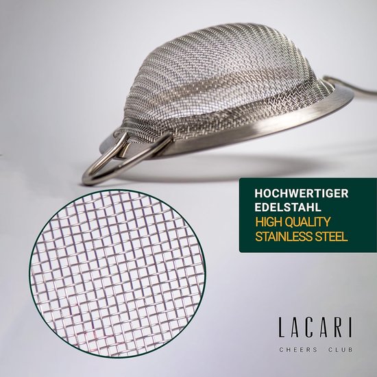 Original zeef, 3 stuks, keukenzeef van roestvrij staal, universele ...