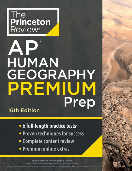 College Test Preparation- Princeton Review AP Human Geography Premium ...