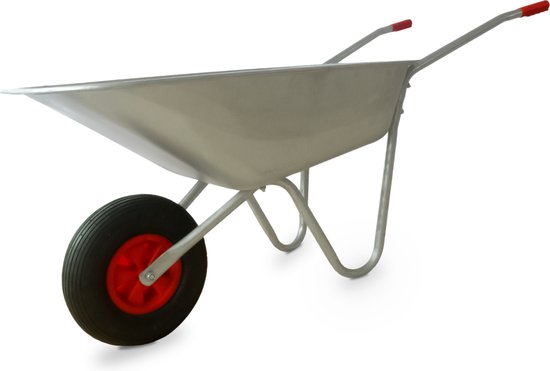 Kruiwagen - Gegalvaniseerd - Verzinkt Staal - 65 Liter - 80KG | bol