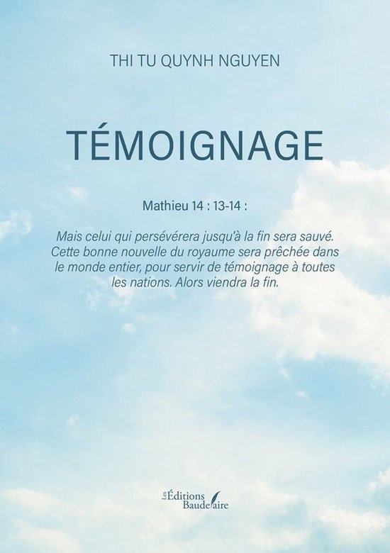 Témoignage (ebook), Nguyen Thi Tu Quynh | 9791020369376 | Boeken | bol