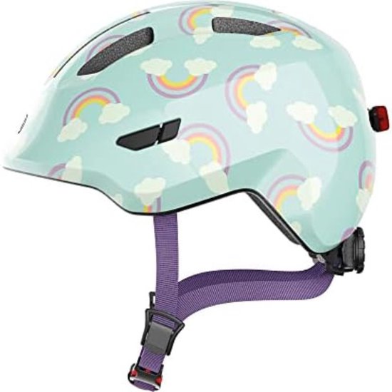 Fietshelm kind - ‎33,5 x 25 x 19,5 cm - Blauwe regenboog | bol