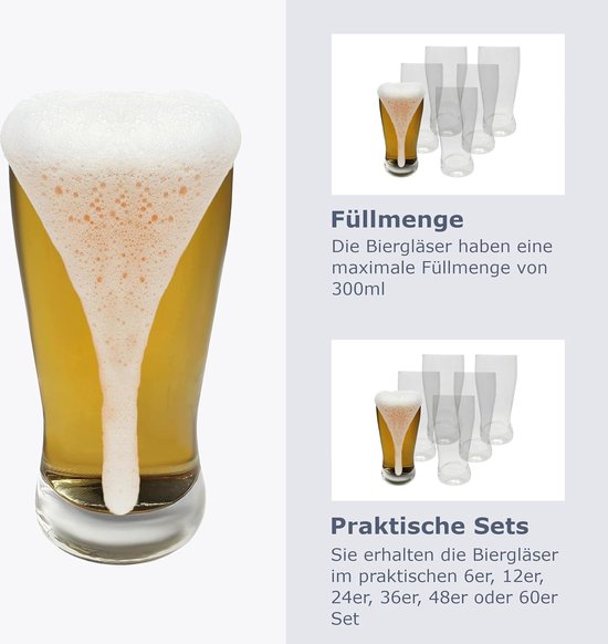 Luxe bierglazen | bol