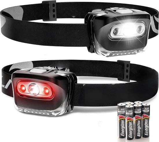 Hoofdlamp Rood Licht - Militaire Hoofdlamp | bol