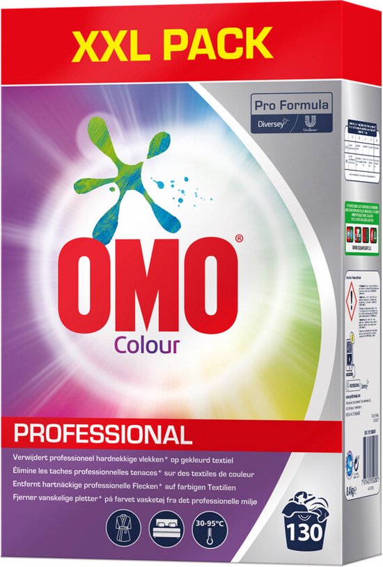 Omo Professional Wasmiddel Poeder Gekleurde Was 140 Wasbeurten Pro ...
