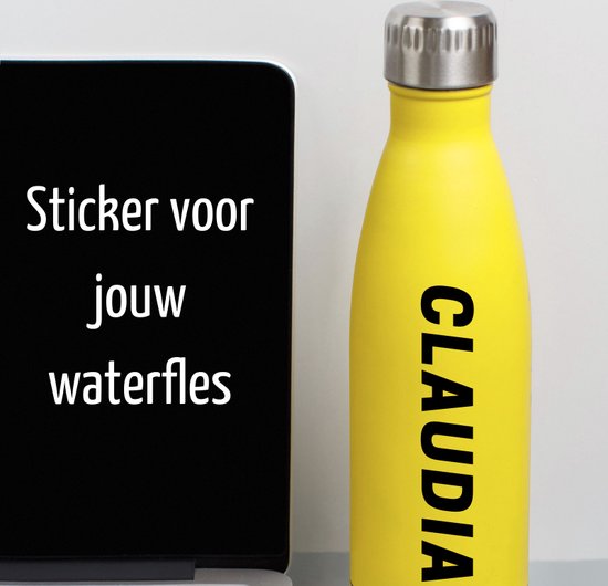 MagicDat Waterfles naam sticker voor waterflessen | water fles ...