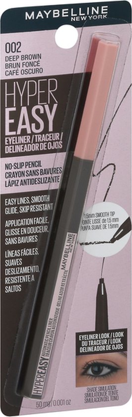 Maybelline Hyper Easy Eyeliner - 002 Deep Brown - 0.5 g | bol