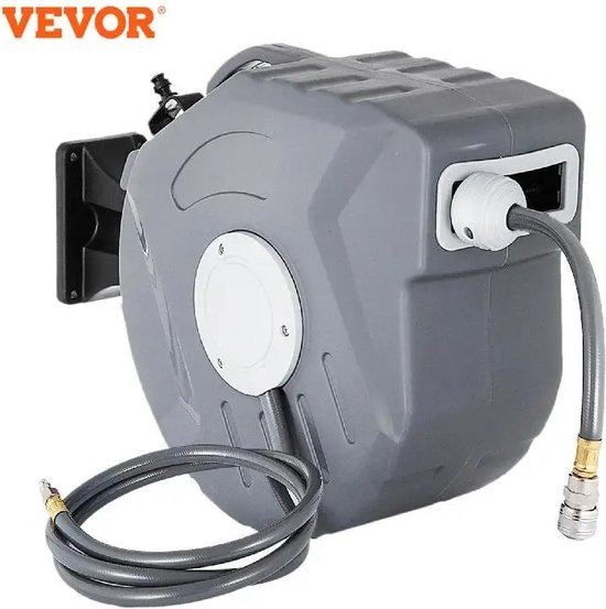 NewWave® - Luchtslang Haspel 20M - Muur Monteerbaar - PVC Slang ...