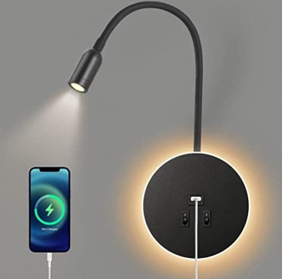 Bedlamp - Leeslamp - Slaapkamer volwassenen - Hoofdboord - Voor in Bed ...